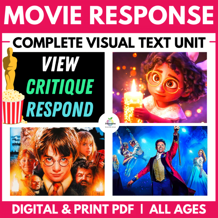 FREE Movie Review Template for Engaging Classroom Lessons