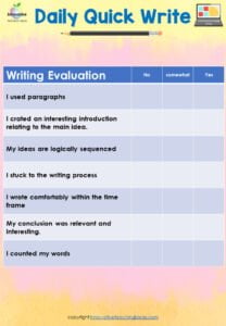 Digital Daily Writing Journal | Quick Writes | Prompts | Distance ...